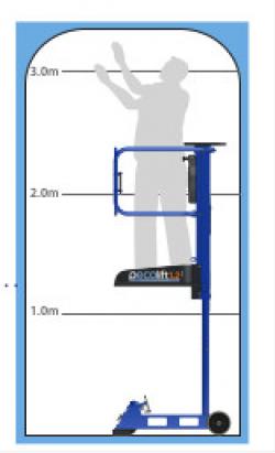 Pecolift Pedestrian Mobile Lift - Ladder Warehouse