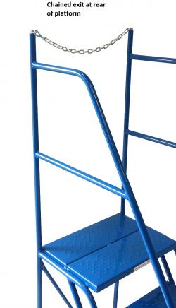 Industrial Warehouse Ladders - 300Kg Capacity - Ladder Warehouse